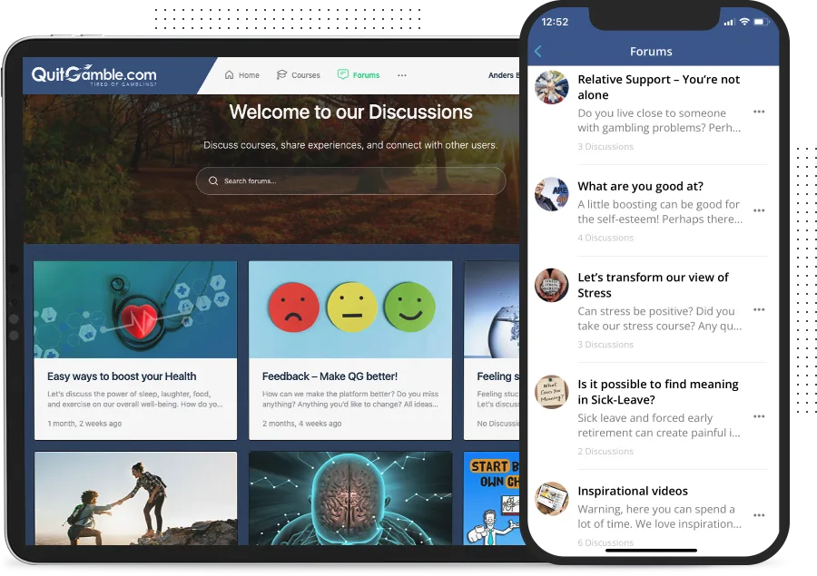 How To Become A Member On Quitgamble.com